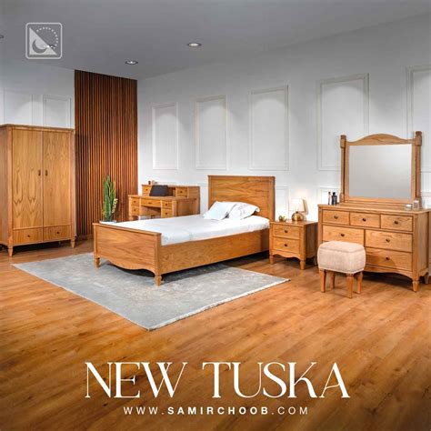 سرویس خواب نوجوان توسکا طراحی زیبا، کیفیت بالا، و سازگار با محیط زیست