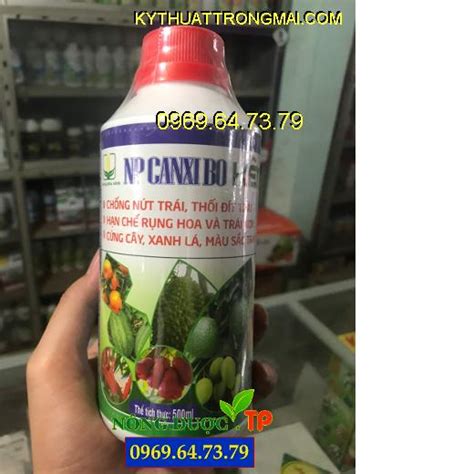Np Canxi Bo KẼm Phân Bón Hạn Chế Rụng Hoa Trái Non Chống Nứt Và Thối