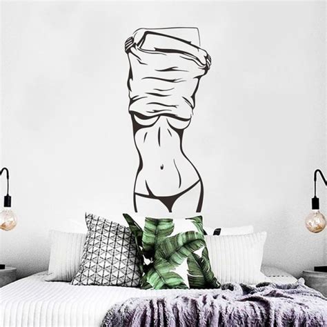 Sexy Girl Wall Sticker Creative Living Room Bedroom Decoration Mural