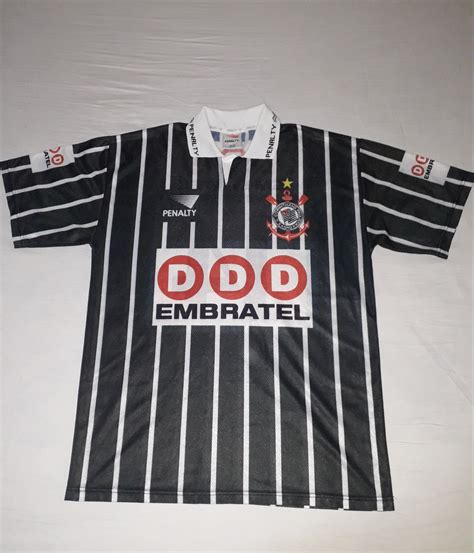 Corinthians Visitante Camiseta De Fútbol 1998 Sponsored By Ddd Embratel