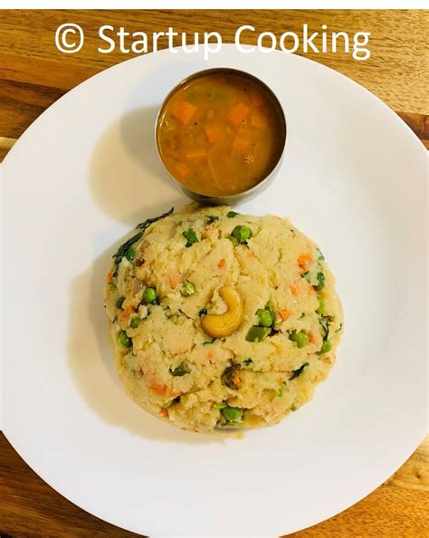 Rava Kichadi Recipe Sooji Kichadi Vegetable Rava Upma Breakfast