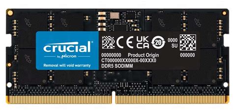 Ram Laptop Crucial 16gb Ddr5 Bus 5200 Ct16g52c42s5