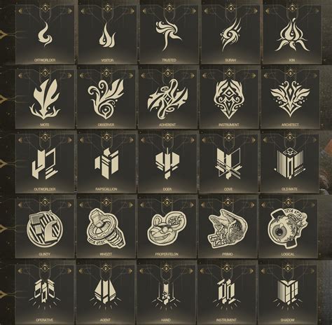 Who Else Thinks We Should Have These Faction Rank Up Icons As Sigils [shoutout To Mrxtreme For