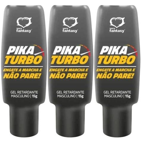 Pika Turbo Gel Lubrificante Intimo Masculino 15g Sexy Fantasy Sex