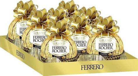 Молочный шоколад Grand Ferrero Rocher в форме шара, 8шт. по 125г ...