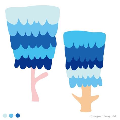 Day38 Mysterious Tree 不思議な木 140216 Pattern Design Novelty Pattern