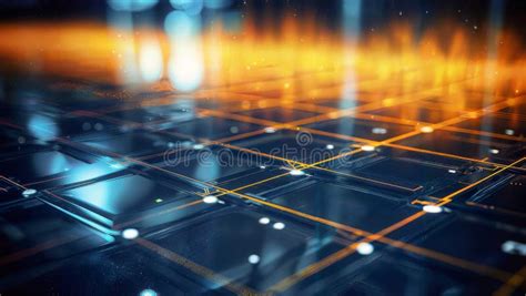 3d Rendering Of Abstract Technology Background High Tech Circuit Board