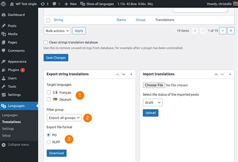 Import And Export Strings Translations Polylang