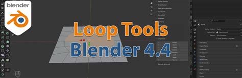 Loop Tools In Blender Enhance Your Modeling Workflow Learn 3d Tutorials
