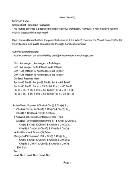 how to crack excel 2017 pdf