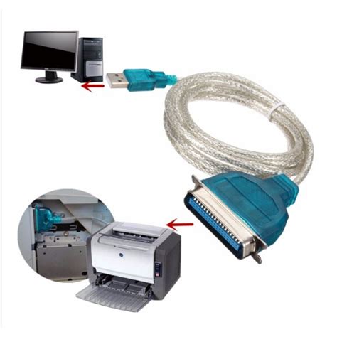 USB To Parallel IEEE Printer Adapter Cable PC Connect Your Old Parallel Printer To A USB