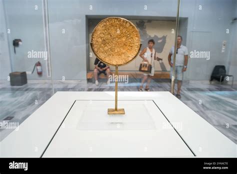 The Phaistos Disc A Clay Disc Bearing The Earliest Known Hieroglyphic