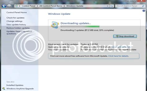 Windows Update Does Not Work For IE9 And SP1 Windows 7