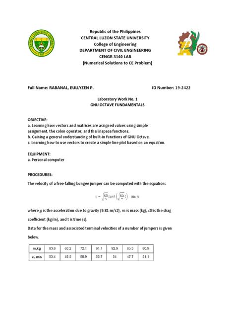 octave lab pdf