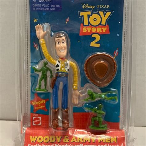 Mattel Toys Toy Story 2 Woody Army Men Action Figure Set Nos Vtg