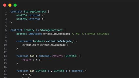 the fallback extension pattern