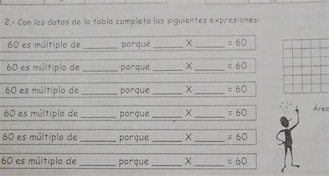 Con Los Datos De La Tabla Completa Las Siguientes Expresiones