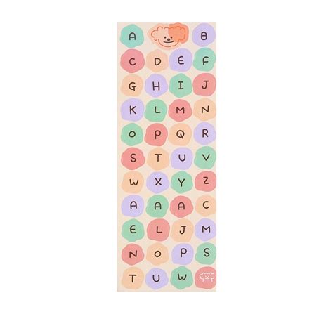 สติกเกอร์ ลายการ์ตูนตัวอักษรน่ารัก สไตล์เกาหลี สําหรับตกแต่งสมุดภาพ โทรศัพท์มือถือ Diy Shopee