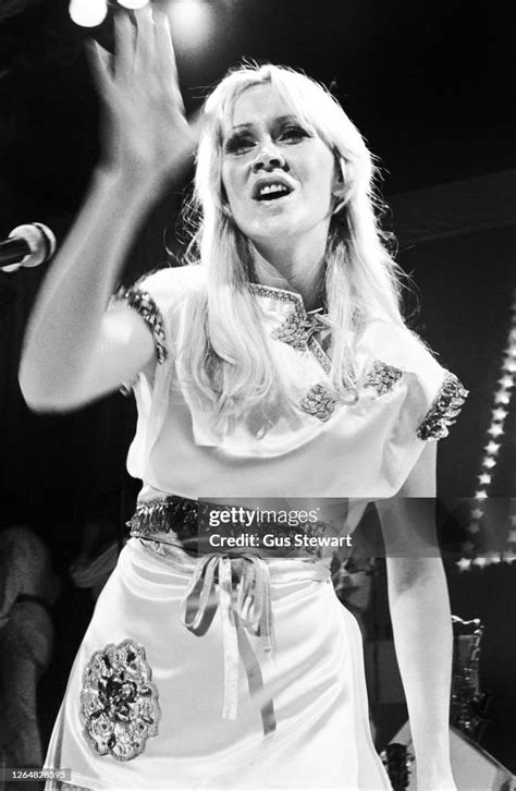 Agnetha Faltskog Of Abba Performs On Stage At The Royal Albert Hall