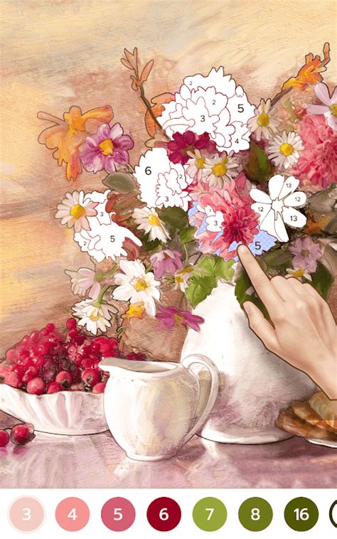 Color By Number With Swipes Coloring Games Apk For Android Download