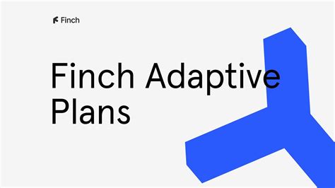 Introducing Finch Adaptive Plans Youtube