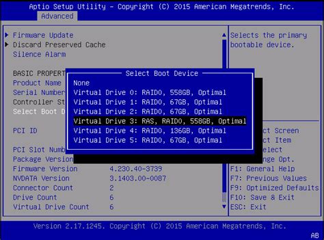 Configure Raid In Uefi Boot Mode Oracle Server X Installation Guide