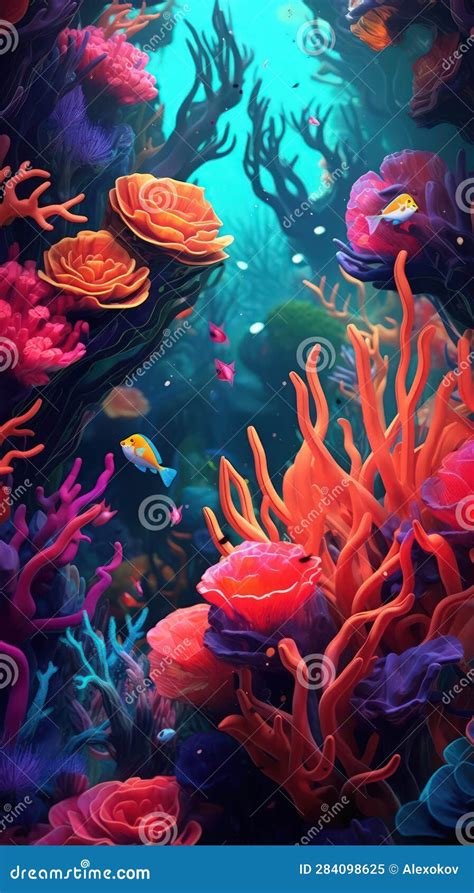 Captivating Abstract Design With Fluid Organic Shapes And Vibrant Color Scheme Ai Generated