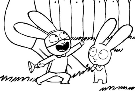 Coloriage Simon Le Lapin Des Aventures Imprimer