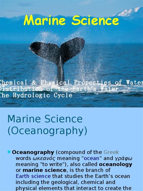 Understanding Oceanography Basics Pdf Oceanography Water Cycle