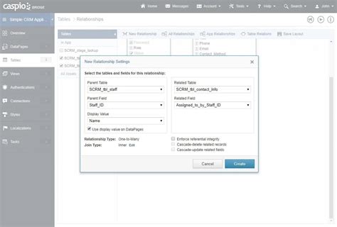 Build A Custom CRM Defining Table Structures Part Caspio