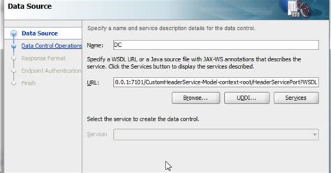 WebService REST In ADF Passing Header Parameters In WebService Data Control