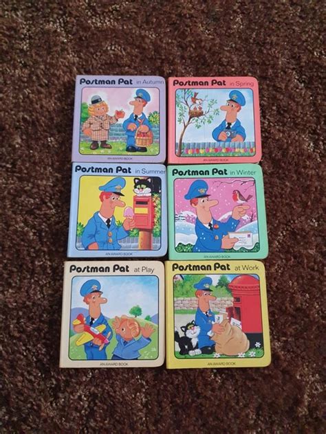 Postman Pat An Award Hardback Book Set 1993 Woodland Animations