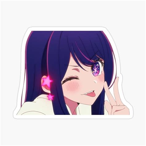 Pcs Oshi No Ko Sticker Anime Cartoon Stickers Ai Hoshino Aquamarine Hot Sex Picture