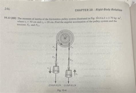 Solved CHAPTER Rigid Body Rotation IT The Chegg
