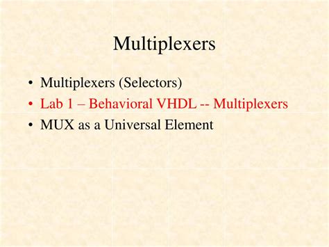 PPT Multiplexers PowerPoint Presentation Free Download ID