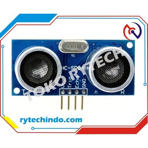 Jual Sensor Ultrasonik Hc Sr04 Ultrasonic Sensor Jarak Hc Sr 04 Shopee Indonesia