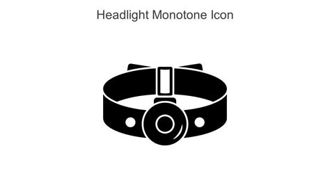 Headlight Monotone Icon In Powerpoint Pptx Png And Editable Eps Format PPT Example