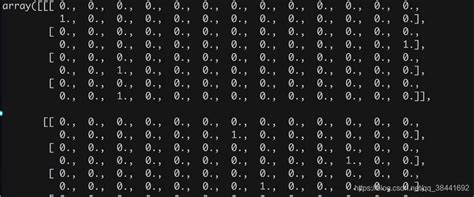 Tensorflow将label数据转换为onhot编码（tfonehot的使用）tensorflow Label To Onehot