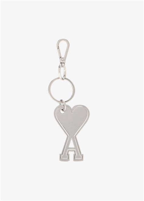 Ami Ami De Coeur Keyring For Women Silver In Qatar Level Shoes