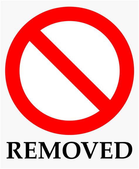 Removed Icon Hd Png Download Kindpng