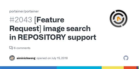 Feature Request Image Search In REPOSITORY Support Issue 2043