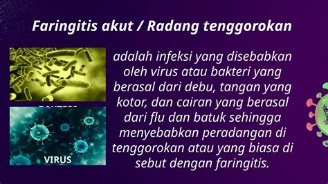 Faringitis Slide Kesehatan Induksi Pagi Pptx
