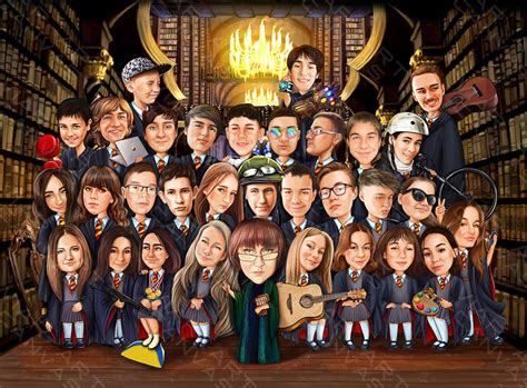We Draw Caricature For Colleagues And Managers Viarcanvas