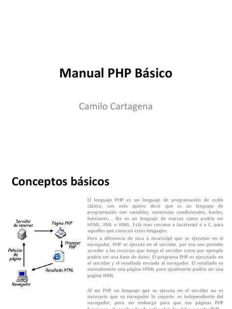 manual php básico pdf php servidor web