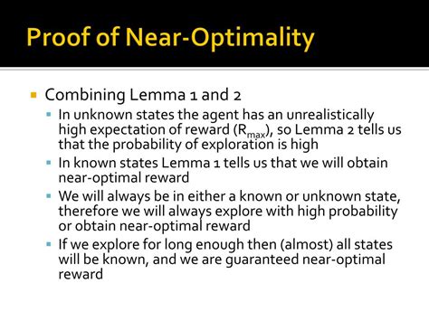 Ppt R Max A General Polynomial Time Algorithm For Near Optimal Reinforcement Learning