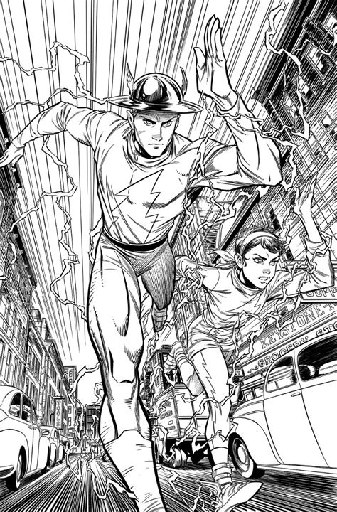 Jay Garrick The Flash Issue 01 Page 01 Original Comic Nerd Crawler