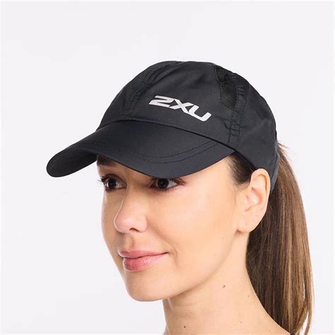 2xu Unisex Run Cap Black Black Running Lab Singapore