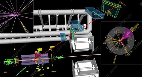 Proton Collision Stock Image C014 1816 Science Photo Library