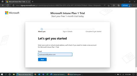 Microsoft Intune Test Tenant Creation And Initial Console Set Up Tech Journey With Mishra