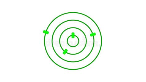 Loading Screen Circular Green On White Background 30fps Loop Video Texture Seamless